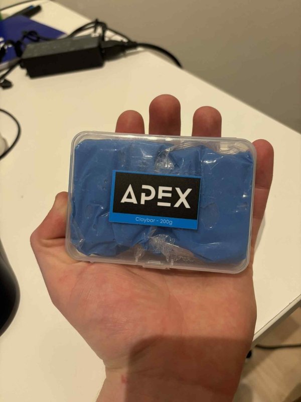 APEX Clay Bar 200 g (2 × 100 g) – Effektiv syntetisk ler til dyb lakre ...